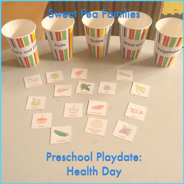 Preschool Playdate: Health Day | Sweet Pea Families