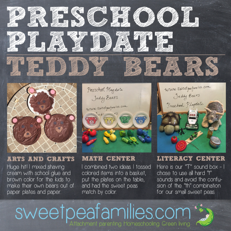 Preschool Play Date | Sweet Pea Families